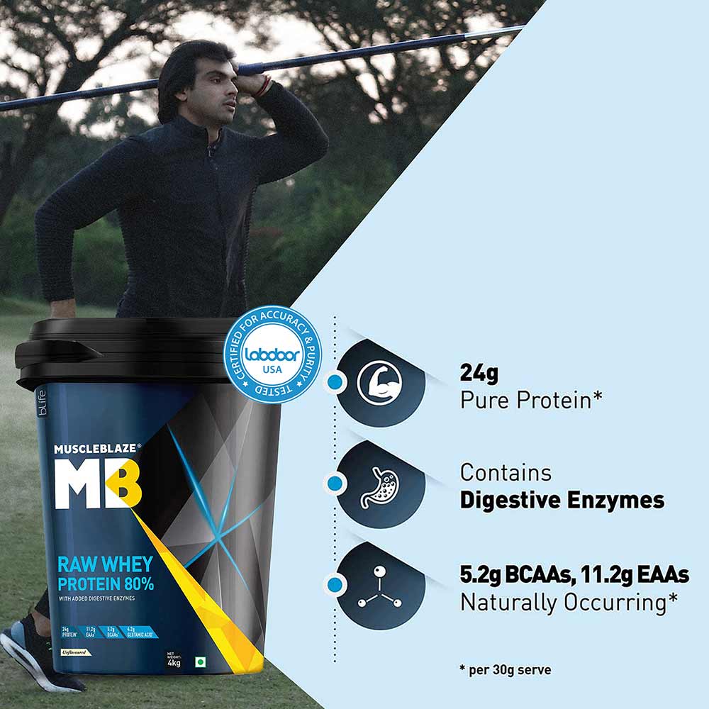 Muscleblaze Raw Whey Protein Online at Best Price - HealthKart