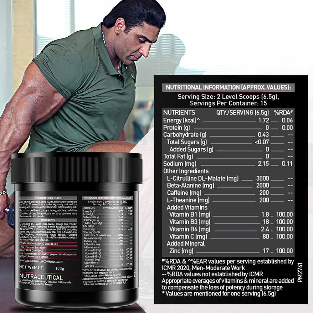 PRE Workout 200 Xtreme at Best Price in India | Muscleblaze.com