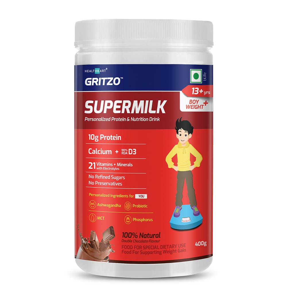 SuperMilk Weight + for 13+ Yrs Personalized Protein & Nutrition Drink ...