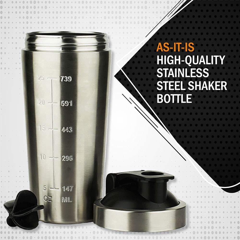 ATOM Fearless Steel Protein Shaker at Best Price in India | Healthkart.com