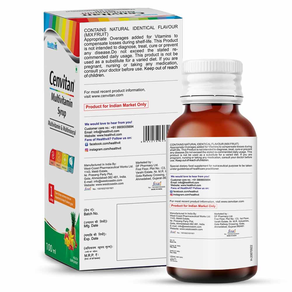Cenvitan Multivitamin Syrup at Best Price in India | https://www ...