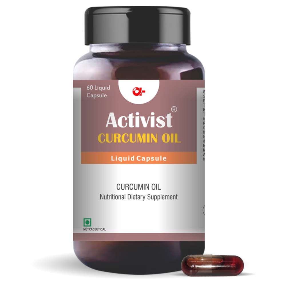 Activist Curcumin Oil, 60 capsules at Best Price in India | https://www.healthkart.com/