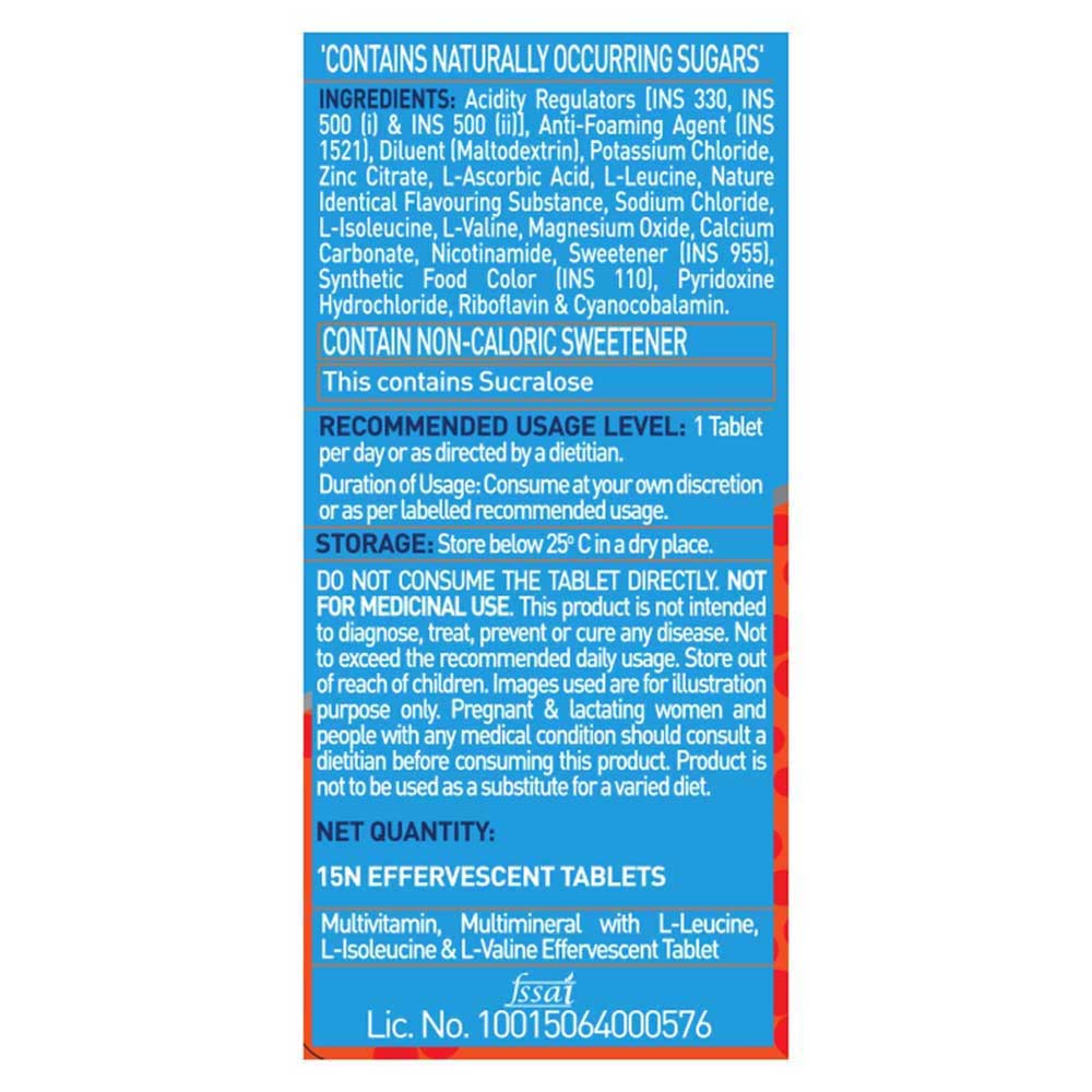 MB Fuel One Sports Hydr8 15 tablet(s) Zesty Orange - Pack Of 3 ...