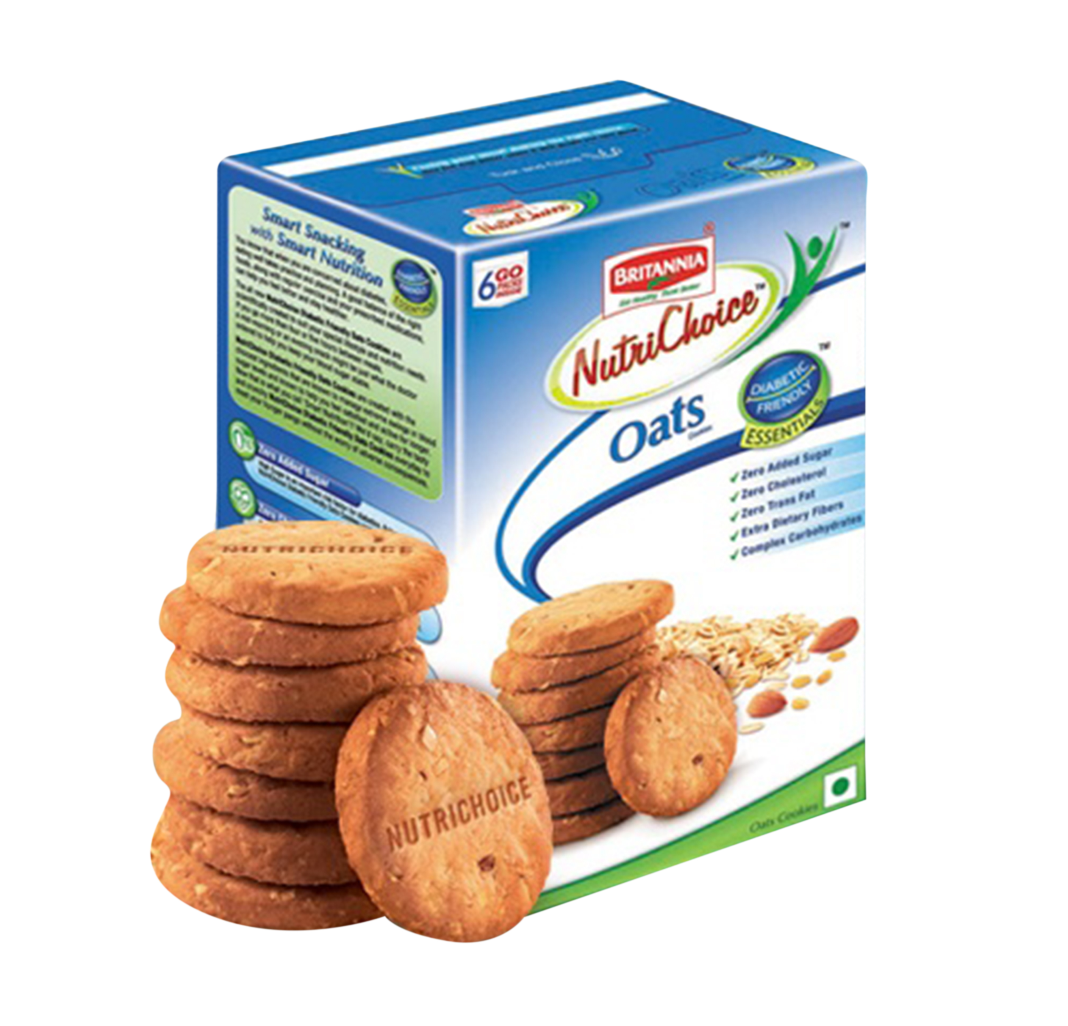 Britannia NutriChoice Oat Cookies 2, 150 g at Best Price in India ...
