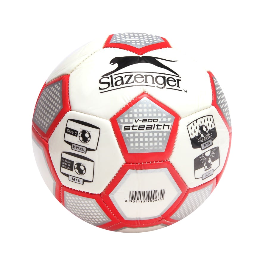 Slazenger V-200 Stealth Football, Red And White 5 at Best Price in ...