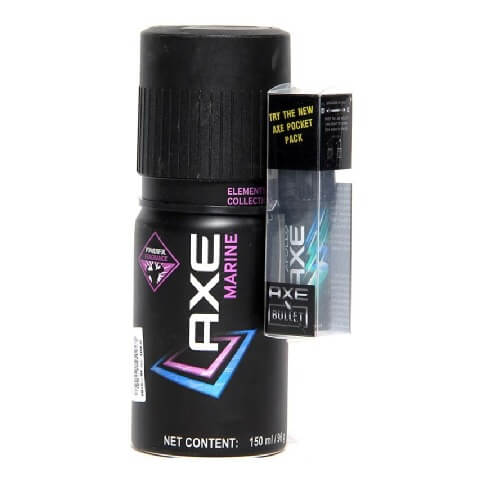 Axe Marine Deo 150 ml Limited Offer (Axe Bullet Small Deo Travel Pack ...